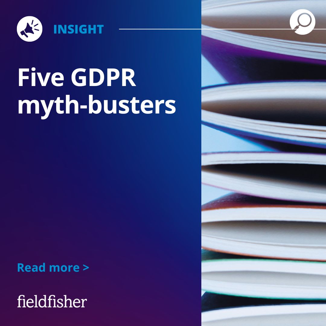 Five GDPR myth-busters