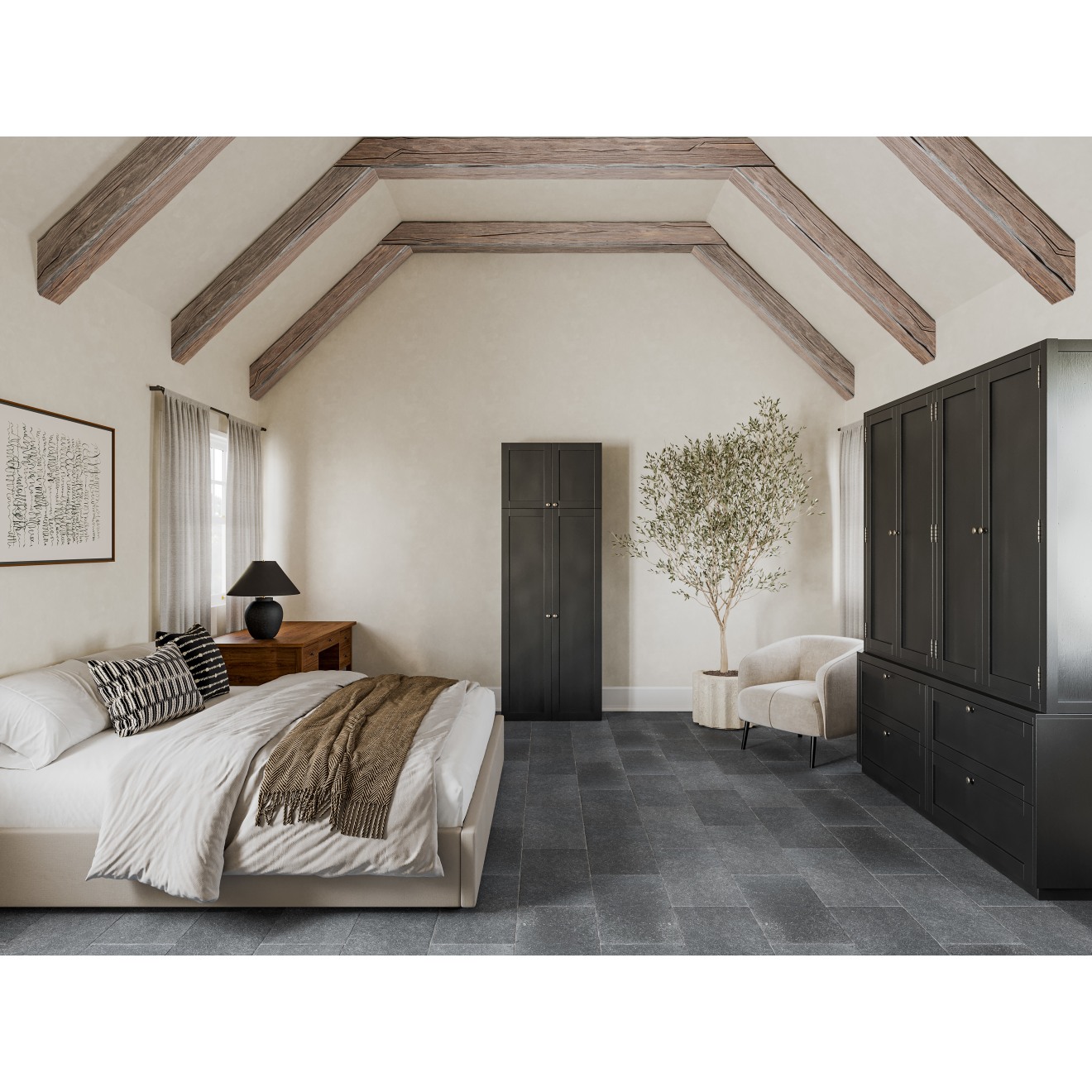 tumbled limestone wall tile