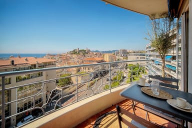 Vue Mer Panoramique à Cannes - Plage de Cannes