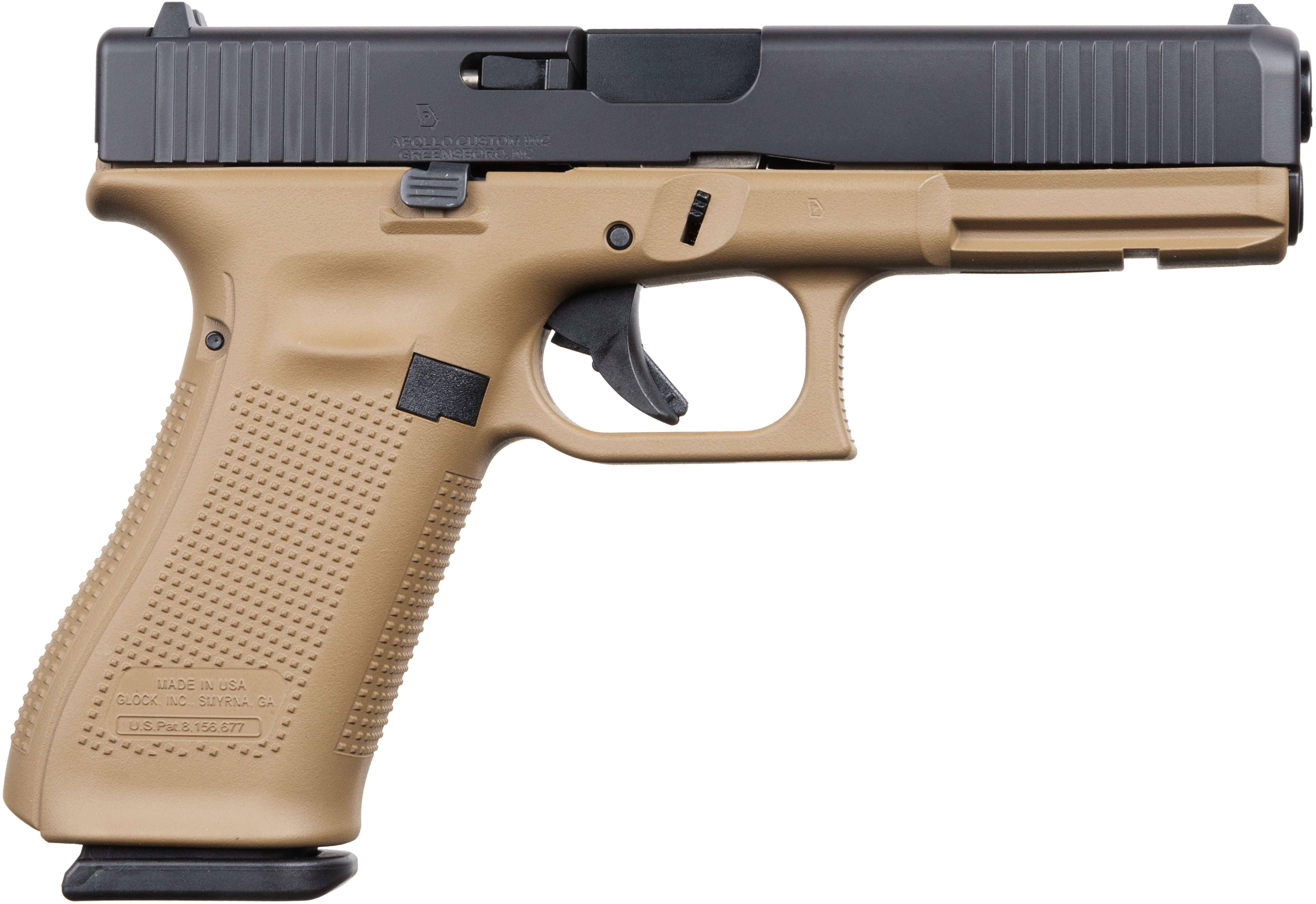 GLOCK M17 GEN5 17 9X19 Apollo Custom Edition 17+1 4.49 Cerakote Black ...