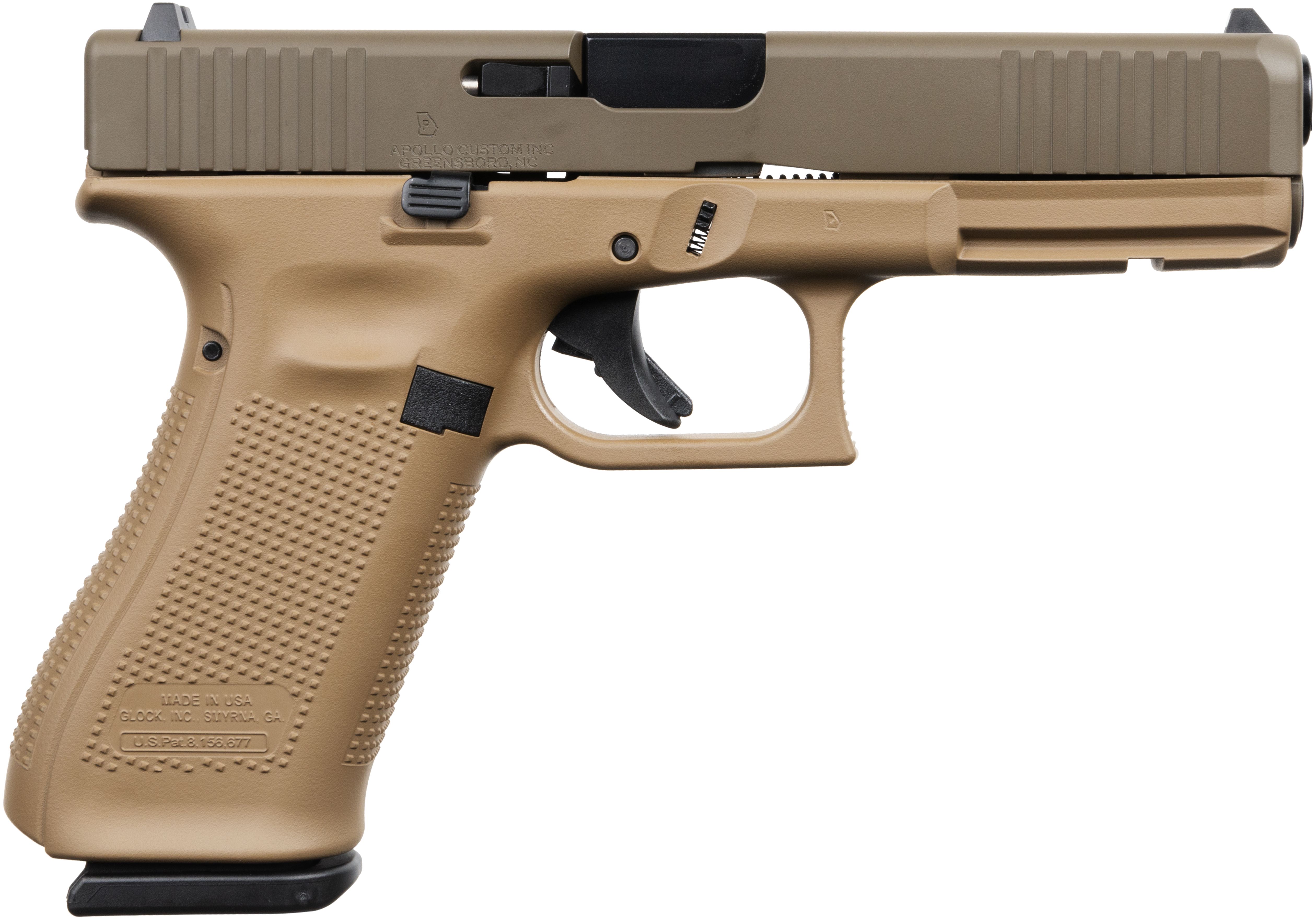 Glock G17 GEN5 17 9x19 Apollo Custom Edition 17+1 4.49 Cerakote Patriot ...