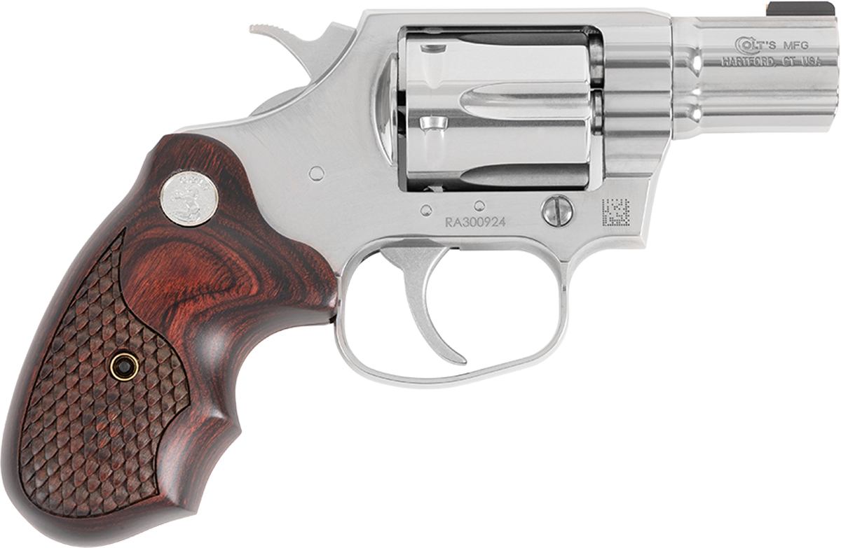 Colt COBRA-SB2BB-TLS 38 Special 2.0" Brushed Stainless Steel Revolver ...