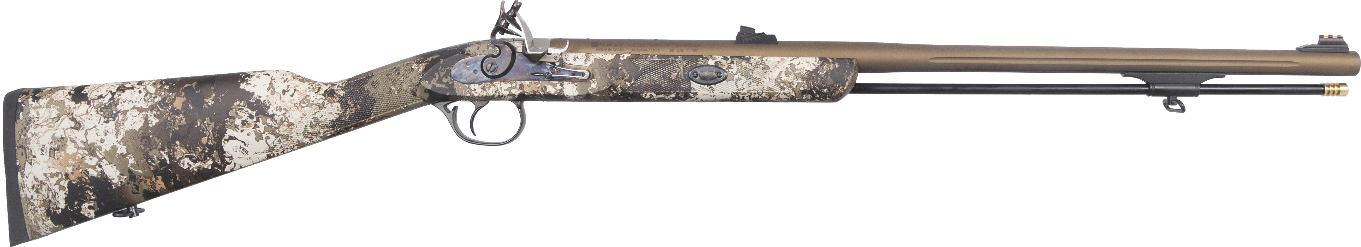 Traditions 50 Blackpowder 1 26 Burnt Bronze Cerakote/ Burnt Bronze ...