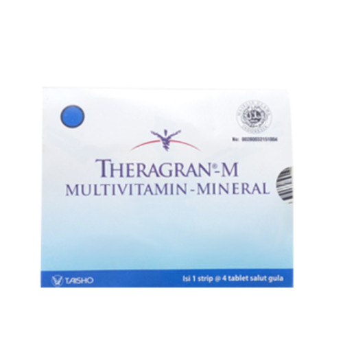 Theragran-M 4 Tablet - Manfaat, Kandungan, Dosis, dan Efek Samping