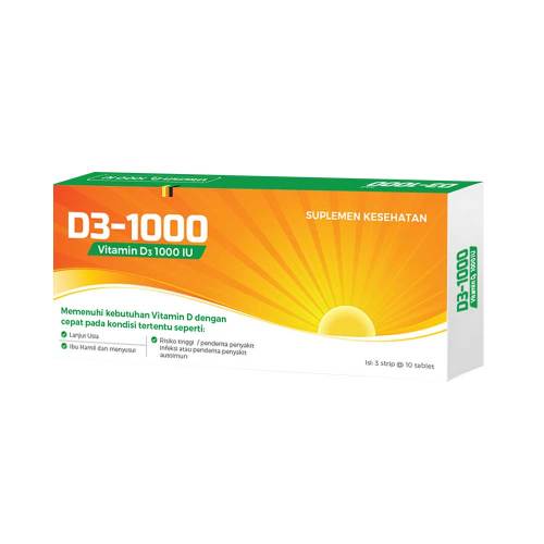 Pyridam D3 1000 IU 10 Tablet - Alodokter Shop