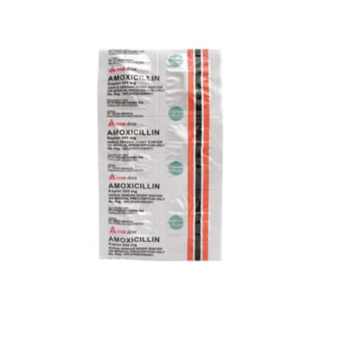 Amoxicillin 500 mg 10 Tablet Kimia Farma - Manfaat, Kandungan, Dosis ...