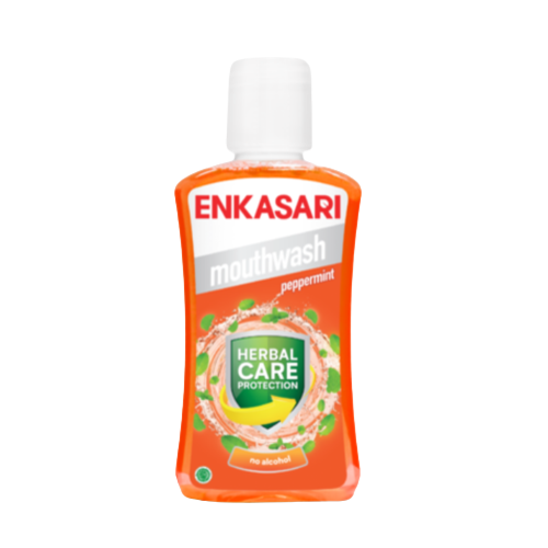 Enkasari Mouthwash Peppermint 250 Ml - Alodokter Shop