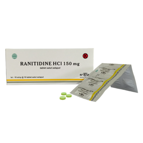 Ranitidine 150 mg 10 Tablet Erela - Manfaat, Kandungan, Dosis, dan Efek ...