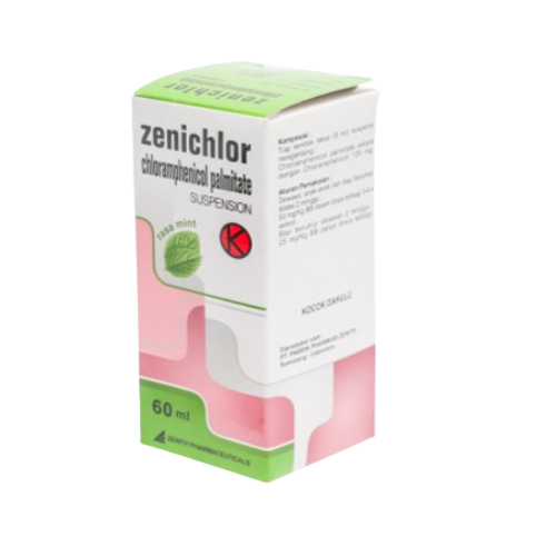 Zenichlor 125 Mg Sirup 60 Ml - Manfaat, Kandungan, Dosis, dan Efek Samping