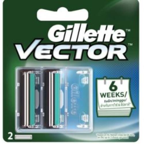 Gillette Vector Plus Refill 2 Piece - Alodokter Shop