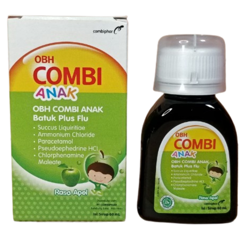 OBH Combi Anak Batuk Plus Flu Rasa Apel Sirup 60 ml - Alodokter Shop