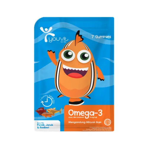 Youvit Gummy Multivitamin Omega-3 Anak 7 Gummies - Alodokter Shop