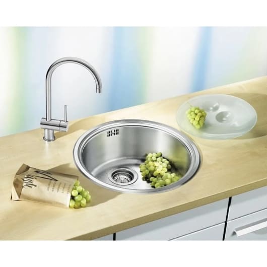 Кухненска мивка Blanco RONDOSOL, За вграждане, 460x390мм, Универсална ...