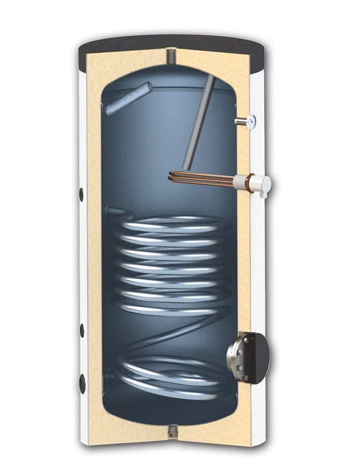 Бойлер BURNiT by Sunsystem SON 300, 300 литра, с две серпентини, подов монтаж