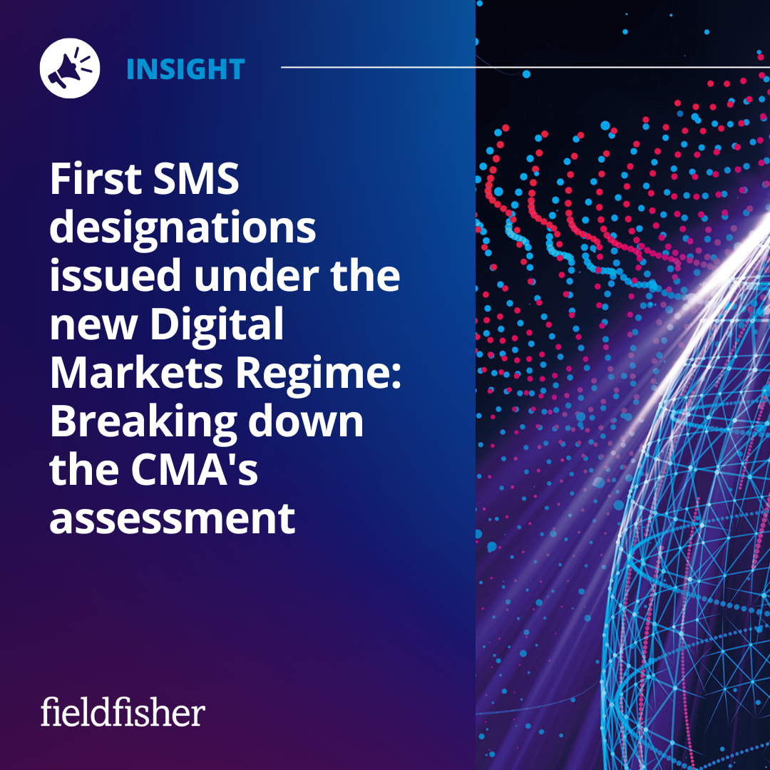 First SMS designations issued under the new Digital Markets Regime ...