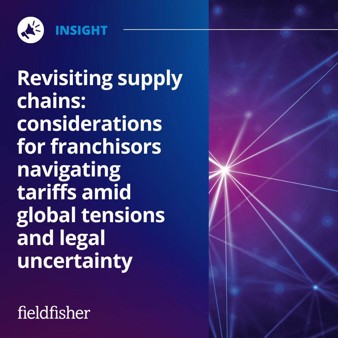 Revisiting supply chains: considerations for franchisors navigating ...