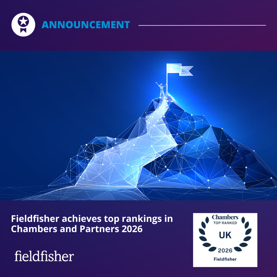 Fieldfisher achieves top rankings in Chambers and Partners 2026