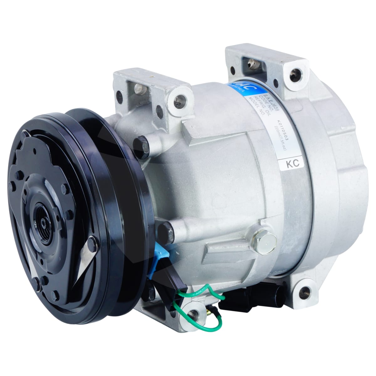 COMPRESSOR, HYUNDAI EXCAVATOR, DELPHI, V5, 24V, 1A, 130MM, 715618