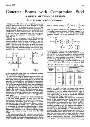 Concrete Beams with Compression Steel A Quick Method of Design - The ...