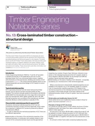 Timber Engineering Notebook No. 13: Cross-laminated timber construction ...