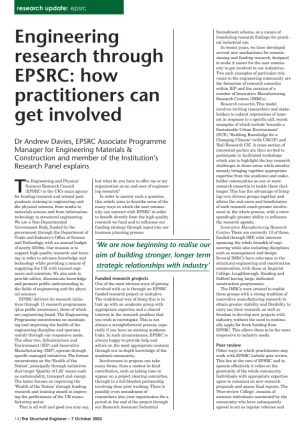 Engineering research through EPSRC: how practitioners can get involved ...