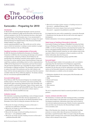 The Eurocodes - The Institution of Structural Engineers