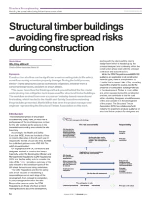 Structural timber buildings – avoiding fire spread risks during ...