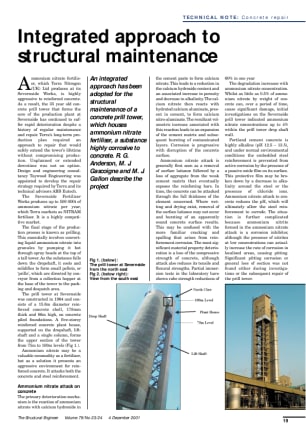 Integrated approach to structural maintenance - The Institution of ...