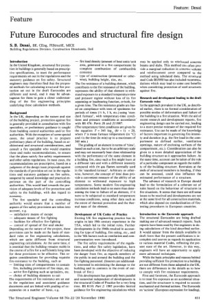 Future Eurocodes and Structural Fire Design - The Institution of ...