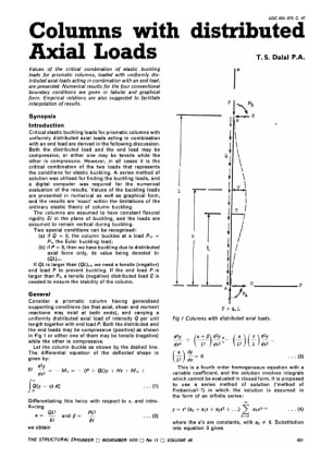 Columns with Distributed Axial Loads - The Institution of Structural ...