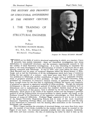 The History and Progress of Structural Engineering in the Present ...