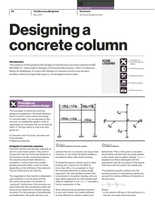 Technical Guidance Note (Level 2, No. 5): Designing a concrete column ...