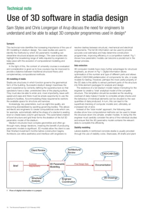 Use of 3D software in stadia design - The Institution of Structural ...