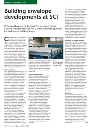 Building envelope developments at SCI - The Institution of Structural ...