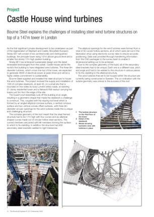 Castle House wind turbines - The Institution of Structural Engineers