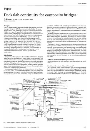 Deckslab Continuity for Composite Bridges - The Institution of ...