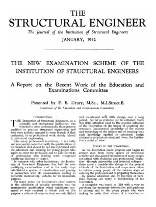 The New Examination Scheme of the Institution of Structural Engineers ...
