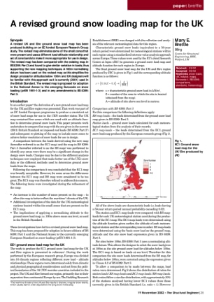 Arevised ground snow loading map for the UK - The Institution of ...