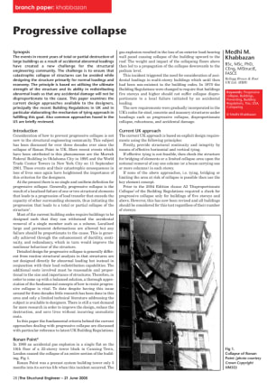 Progressive collapse - The Institution of Structural Engineers