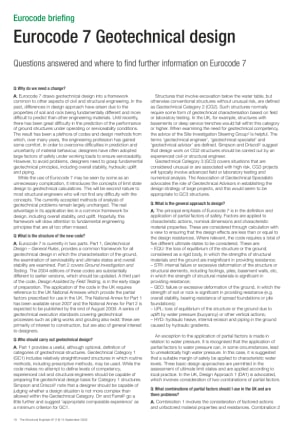 Eurocode 7 Geotechnical design - The Institution of Structural Engineers