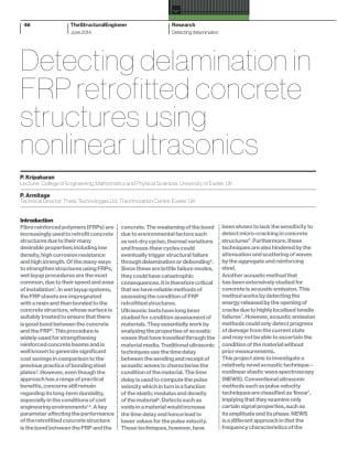 Detecting delamination in FRP retrofitted concrete structures using ...
