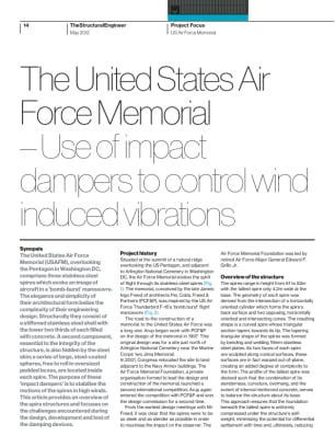 The United States Air Force Memorial – Use of impact dampers to control ...