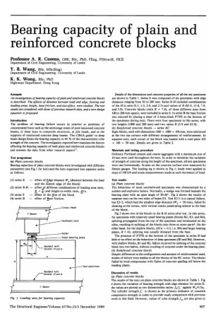 Concrete Bearing Capacity – Load Bearing Capacity Calculator – DZED