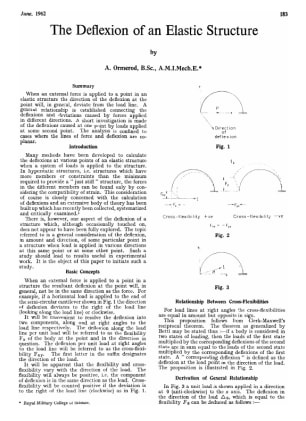 The Deflexion of an Elastic Structure - The Institution of Structural ...