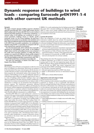 Dynamic response of buildings to wind loads - comparing Eurocode ...