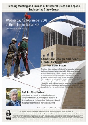 Evening Meeting and Launch of Structural Glass and Facade Engineering Study Group - The ...
