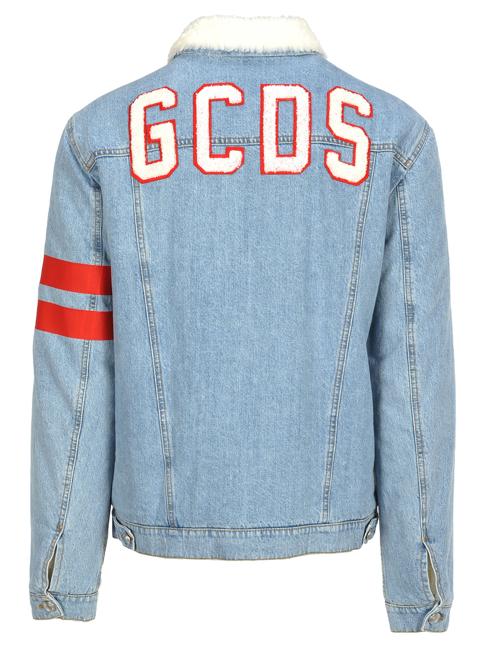 italist | Best price in the market for GCDS Gcds Denim Jacket - LIGHT ...