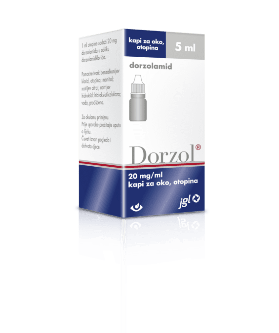 Dorzol 20 mg/ml eye drops, solution - JGL