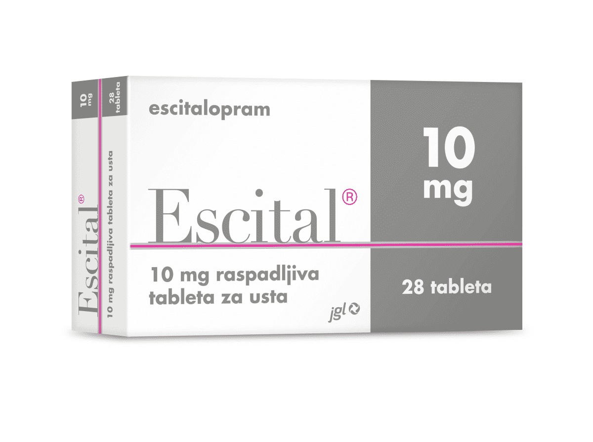 Escital 10 mg raspadljiva tableta za usta - JGL