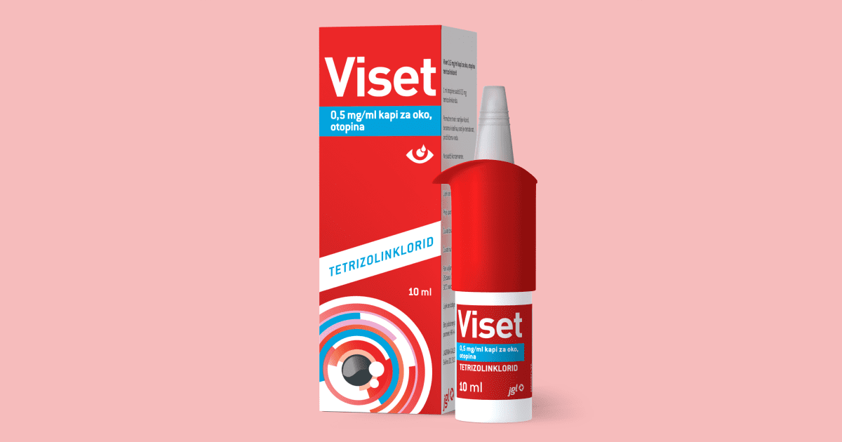 Viset eye drops for redness and irritation